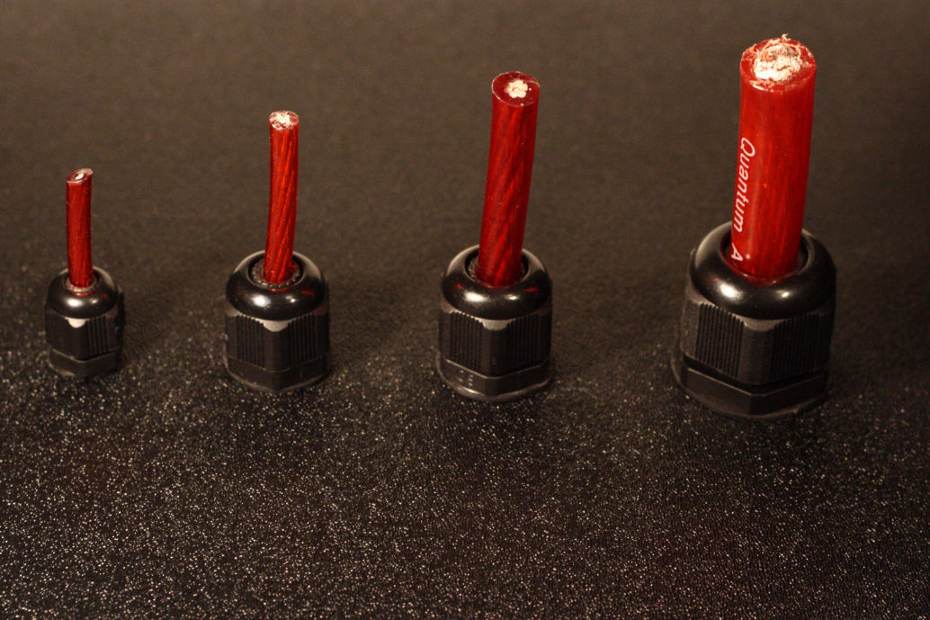 Firewall Grommet Bushing 0 4 8 10 Gauge 1/0 AWG Amplifier Install Cable ...